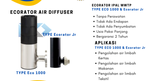 Diffuser Ecorator WWTP Untuk Kolam Aerasi
